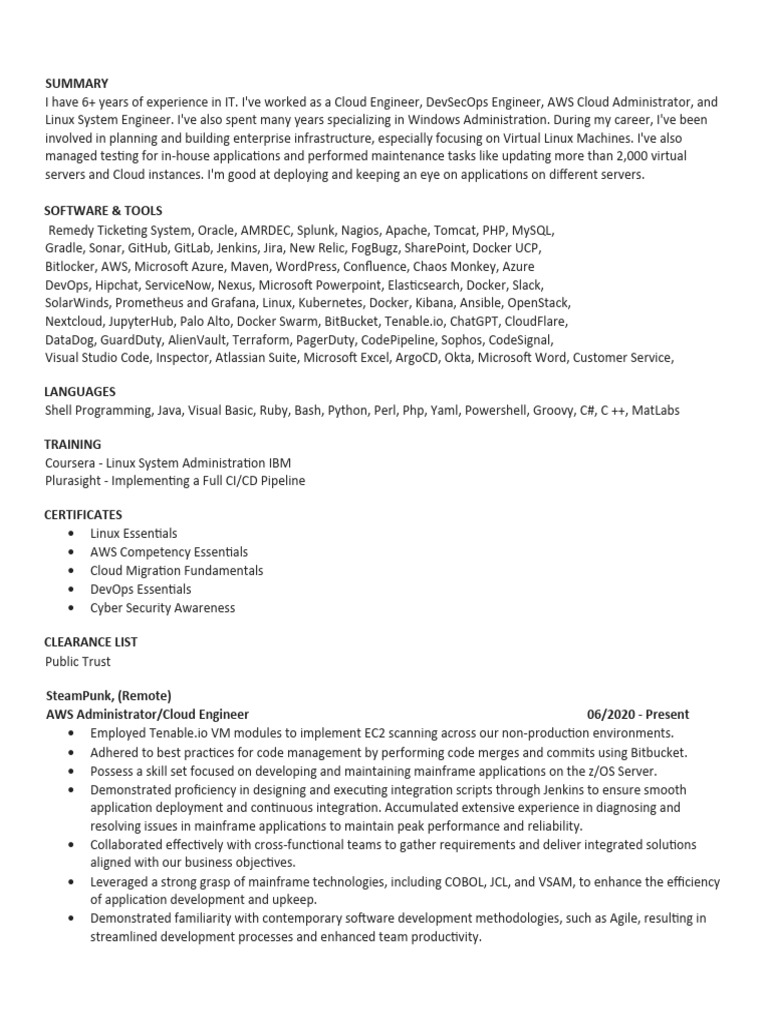 Michael Appiah-Essandoh - AWS Cloud | PDF | Cloud Computing | Amazon ...
