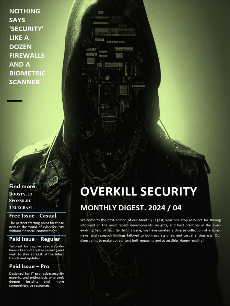 Overkill Security. Digest. 2024-04 | PDF | Computer Security | Security