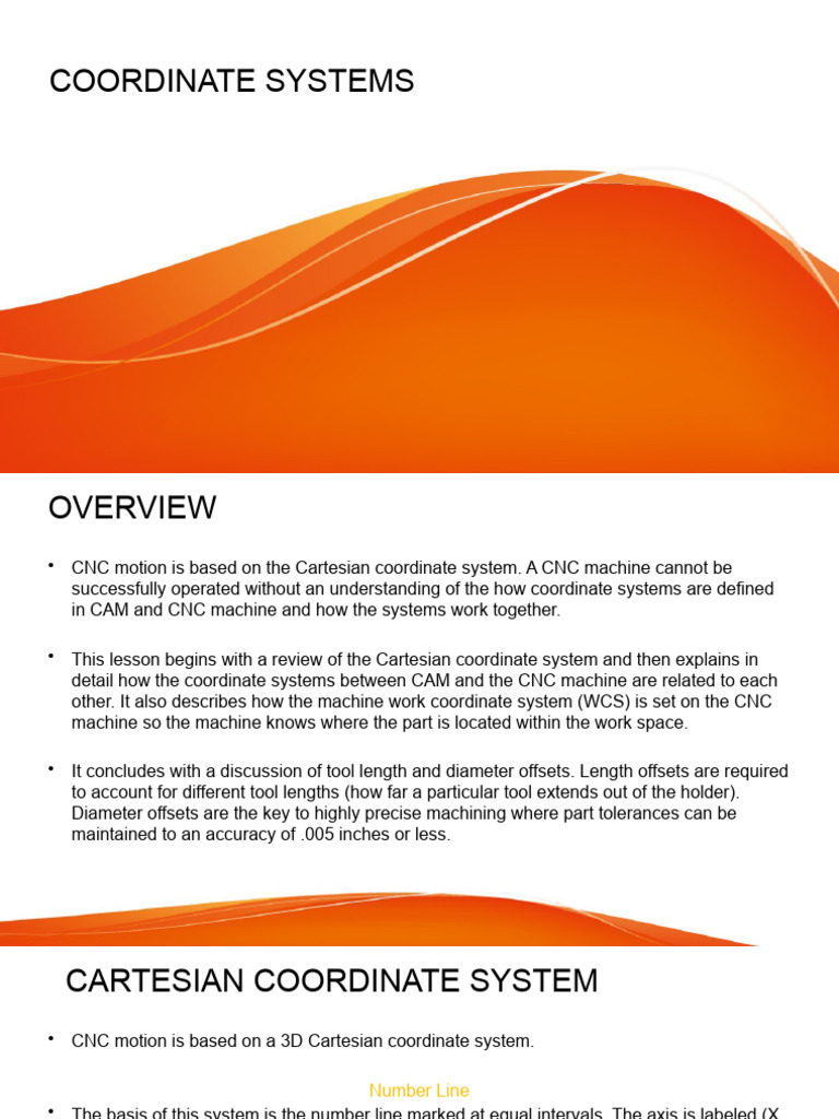 Lesson. 3 (Coordinate Systems) | Download Free PDF | Numerical Control ...