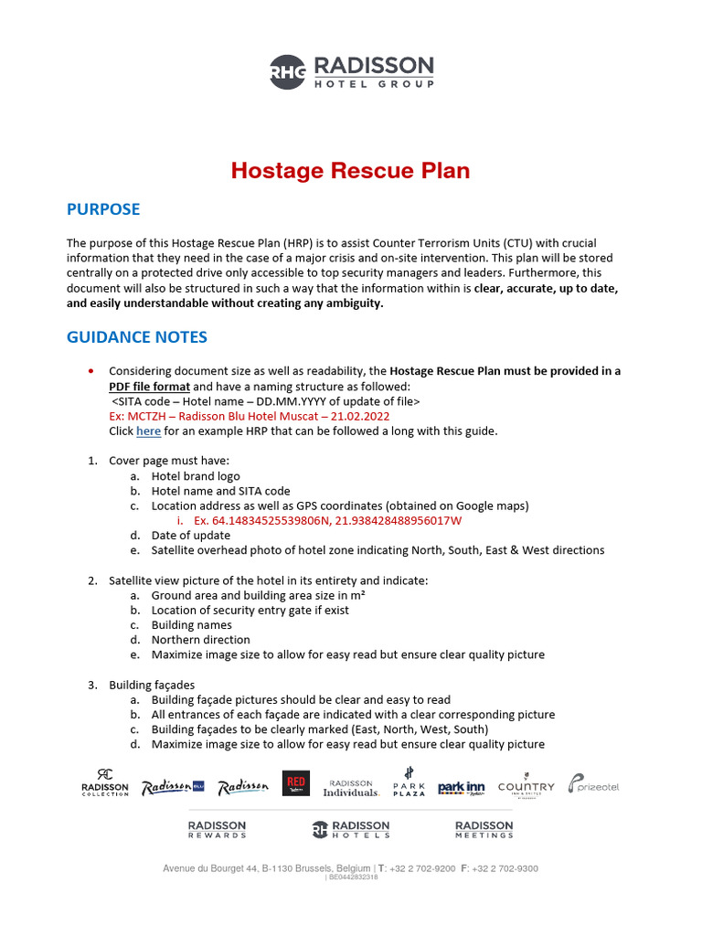 Hostage Rescue Plan Guide | PDF | Closed Circuit Television | Computing