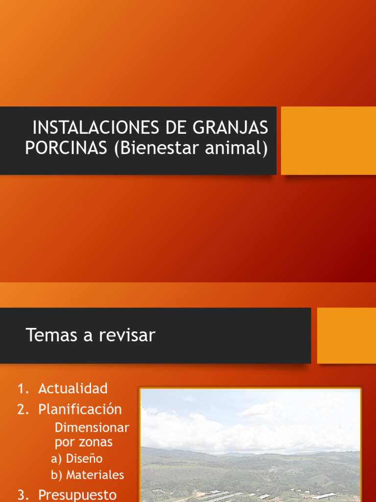 Instalaciones de granjas porcinas | PDF | Agua | Aguas residuales