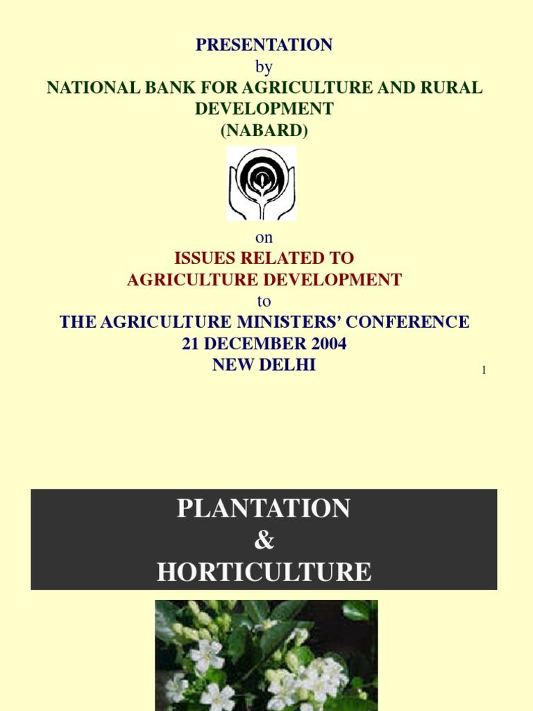 Presentation: National Bank For Agriculture and Rural Development ...