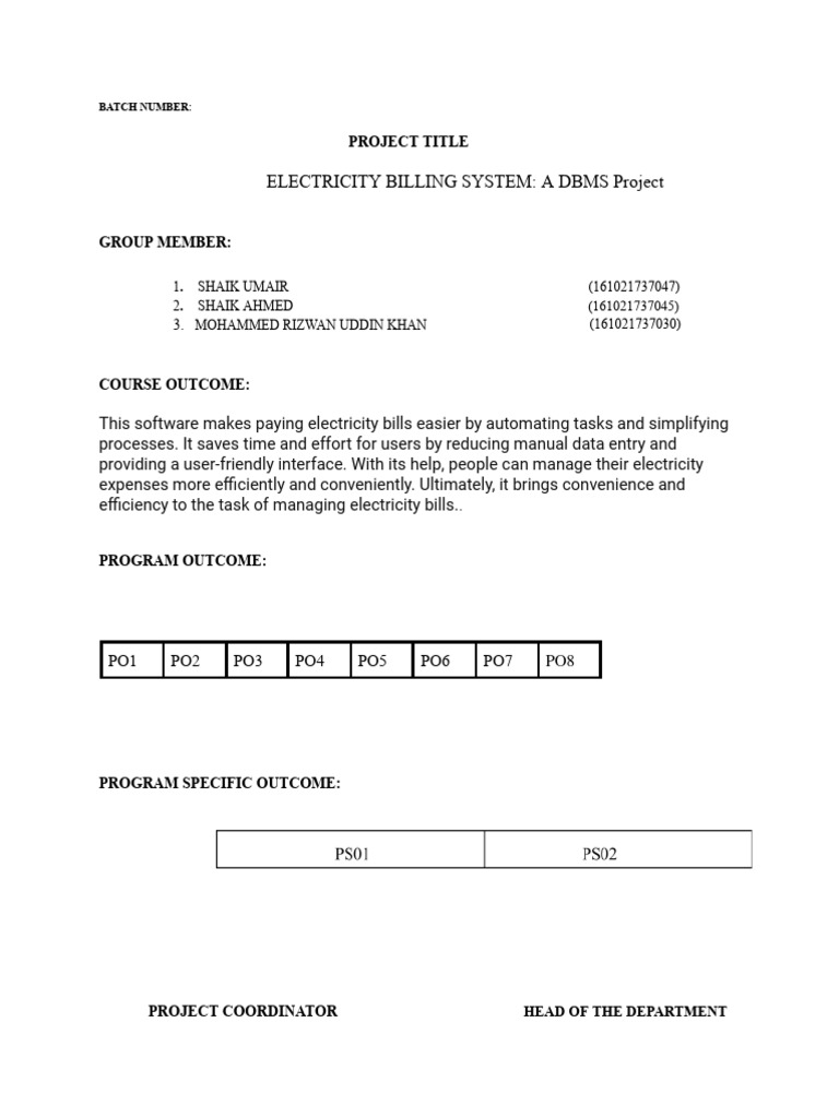 Mini Project | PDF | Databases | Computer Programming