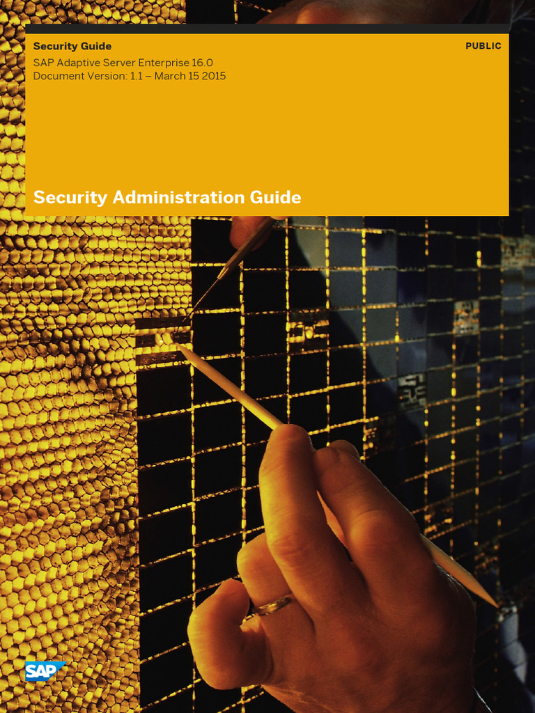 SAP_ASE_Security_Administration_Guide_en | PDF | Computer Security ...