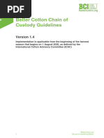 Better Cotton CoC Standard Guide | PDF | Supply Chain | Sustainability