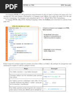 Exercices Corriges HTML PDF | PDF | Html | HTML5