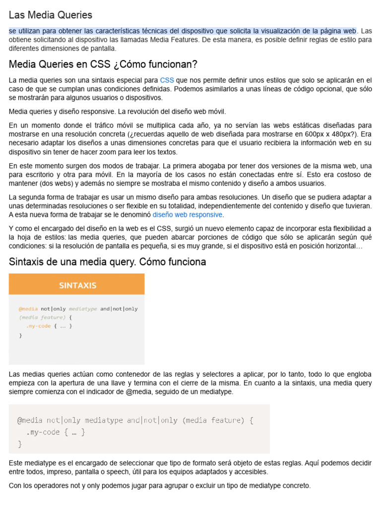 Investigaciones Media Query, Java Script Demas | PDF | Red mundial | Internet y web