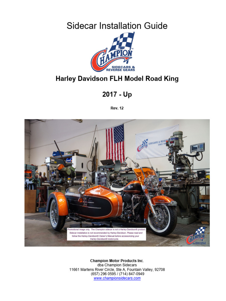 Sidecar - HD 2017-Up REV12 | PDF | Motorcycle | Electrical Connector