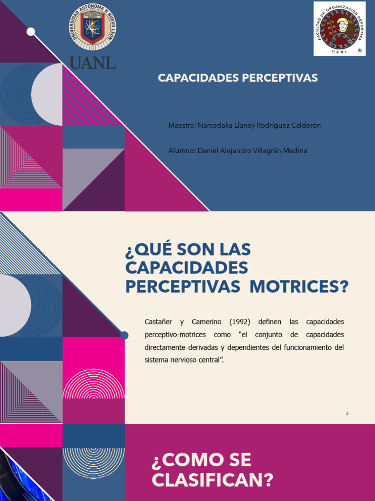 Capacidades Perceptivo-Motrices Definidas | PDF | Percepción | Ritmo