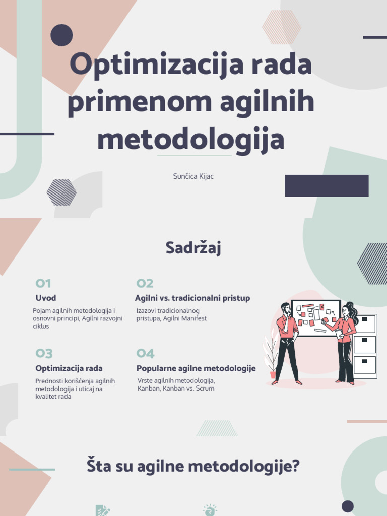 Optimizacija Rada Primenom Agilnih Metodologija 1 | PDF