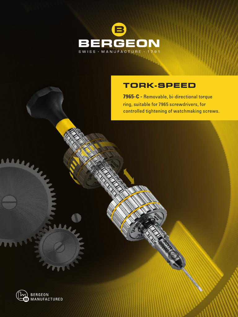 Bergeon Screwdriver | PDF | Mechanical Engineering | Metalworking