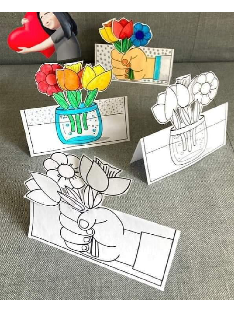 ??tarjeta Flores Mamá ??? | PDF