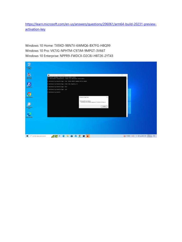 Activar Windos 10 Home | PDF