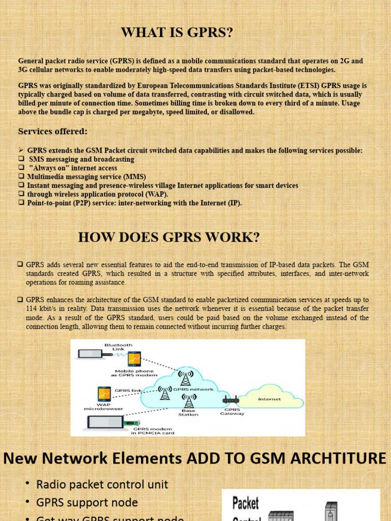 What Is GPRS(1) | PDF | General Packet Radio Service | Computer Network