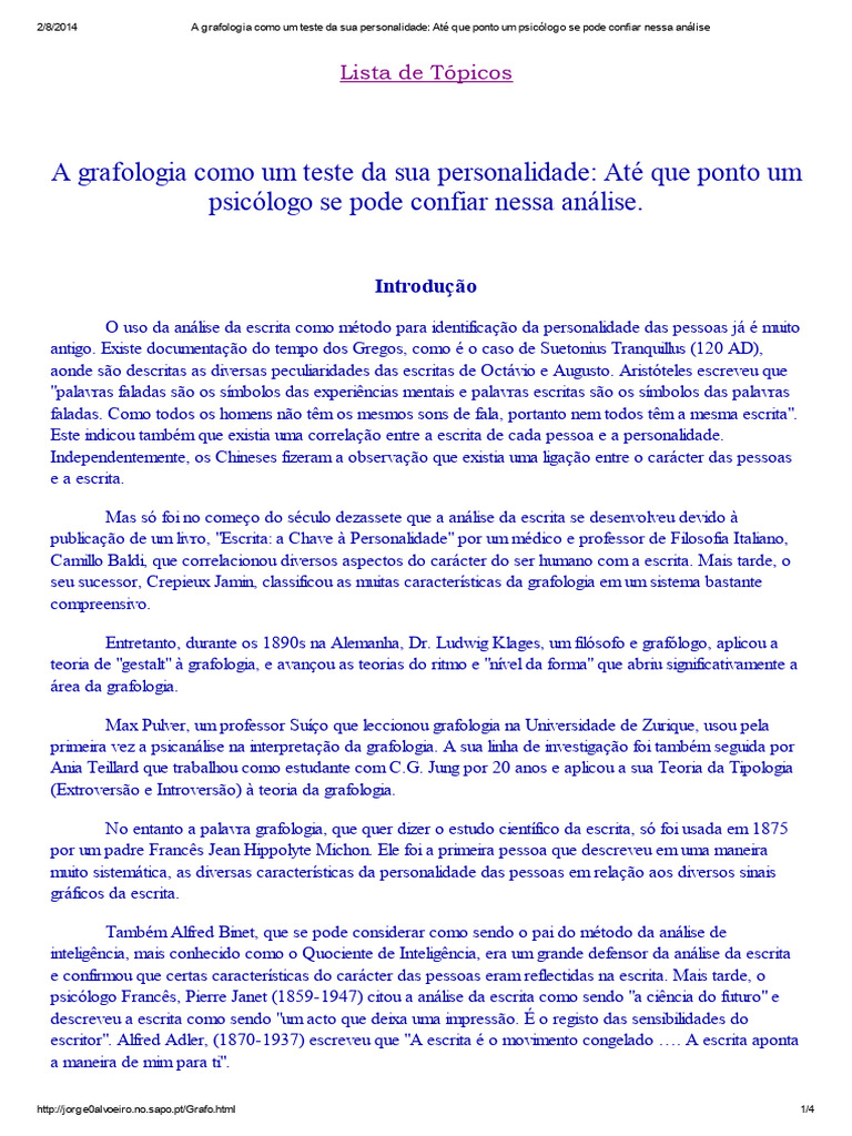 A grafologia como um teste da sua personalidade_ Até que ponto um ...