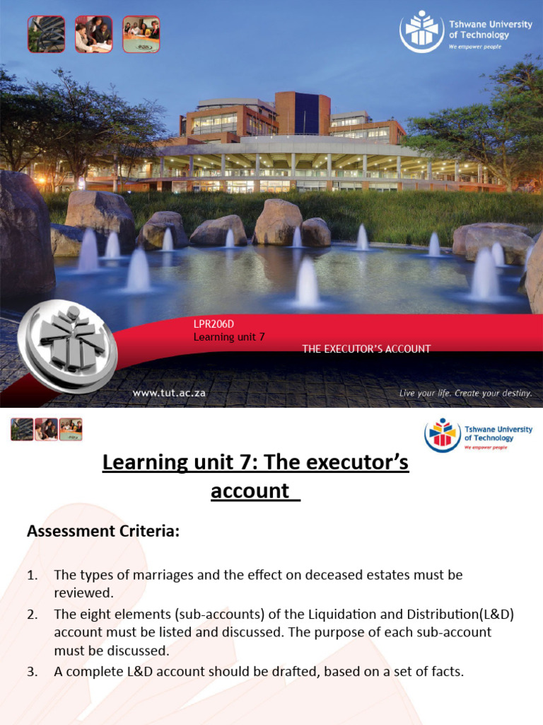 Liquid and Distribution Account Slides | PDF | Banks | Expense