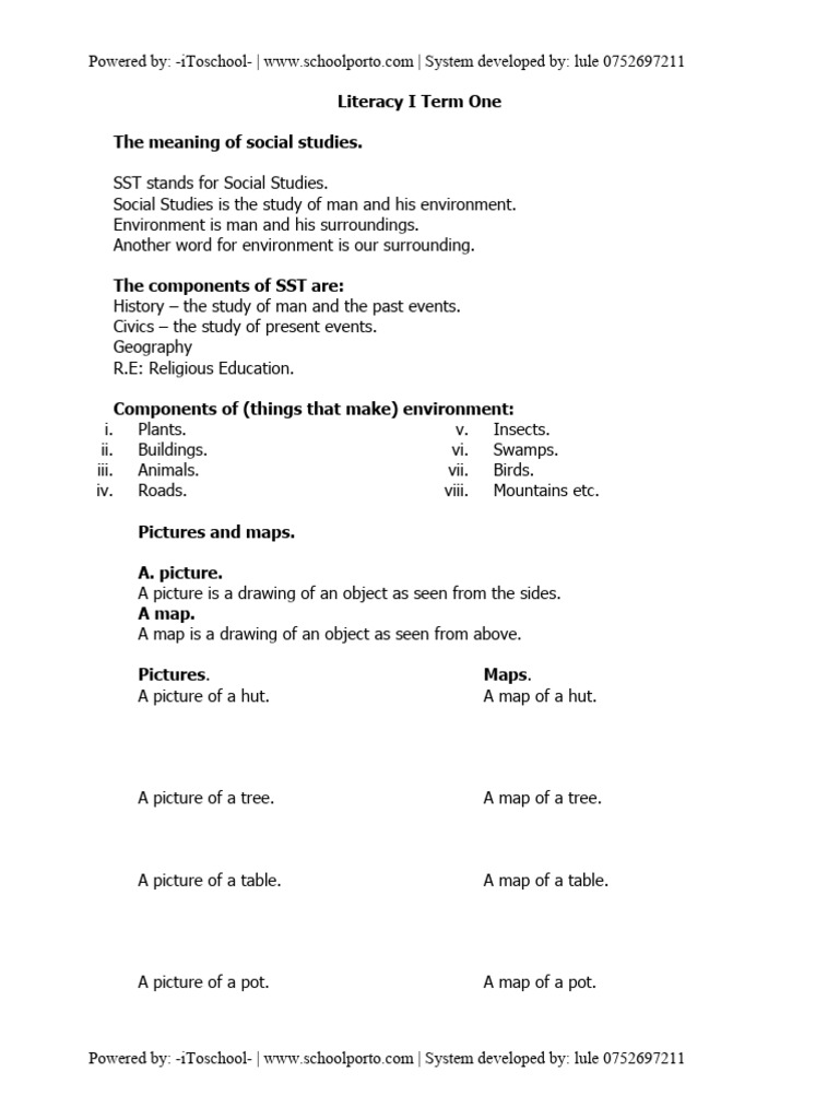 P3 Social Studies: Maps and Environment | PDF | Compass | Transport