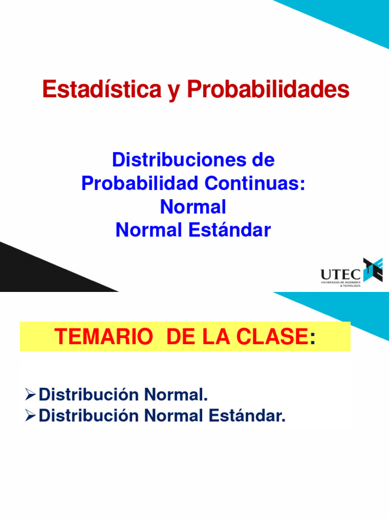 Distribucion Normal | PDF | Distribución normal | Variable aleatoria