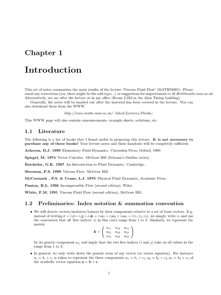 Fluids_Summary | Download Free PDF | Classical Mechanics | Mechanics