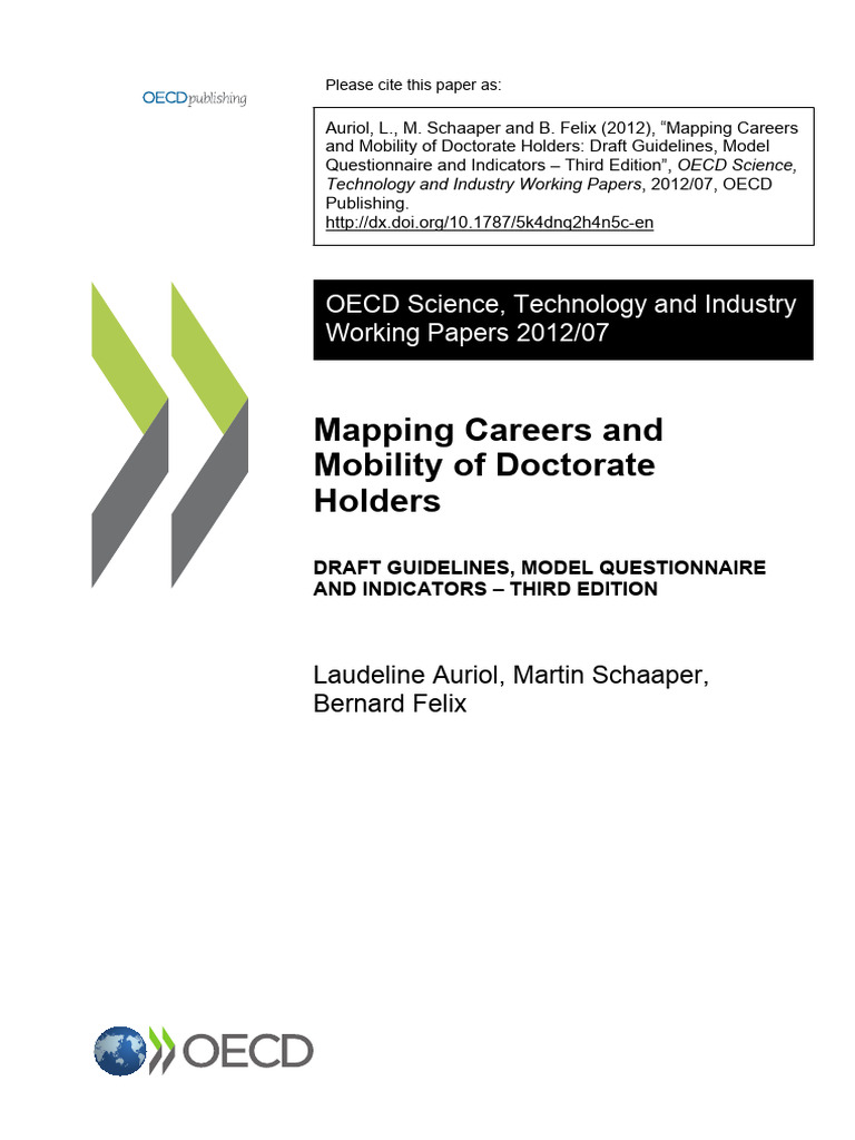 Mapping Careers and Mobility of Doctorat | Download Free PDF | Survey ...