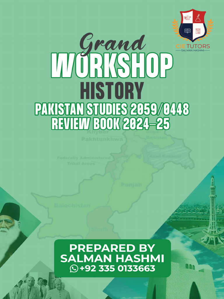 History P1 Review Book & Guess Paper by Salman Hashmi | PDF