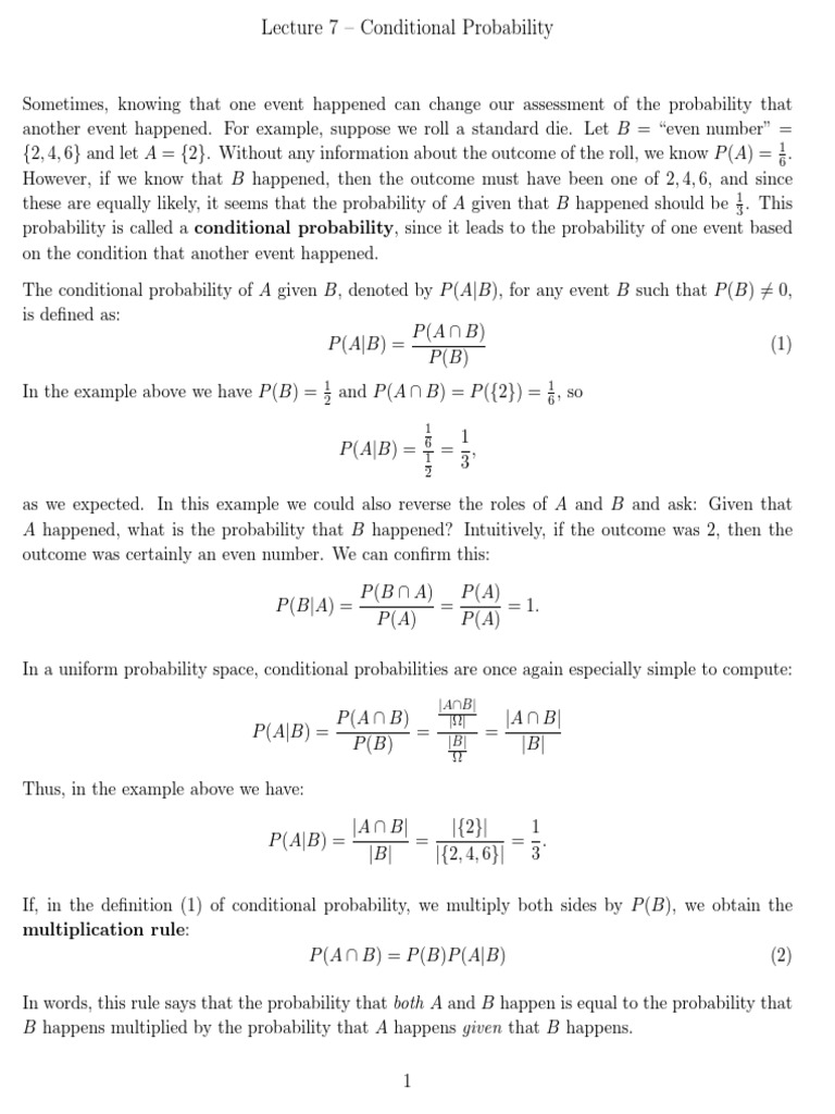 Lecture 7 -- Statistics and Data Analysis I 2 | PDF | Probability | Statistical Theory