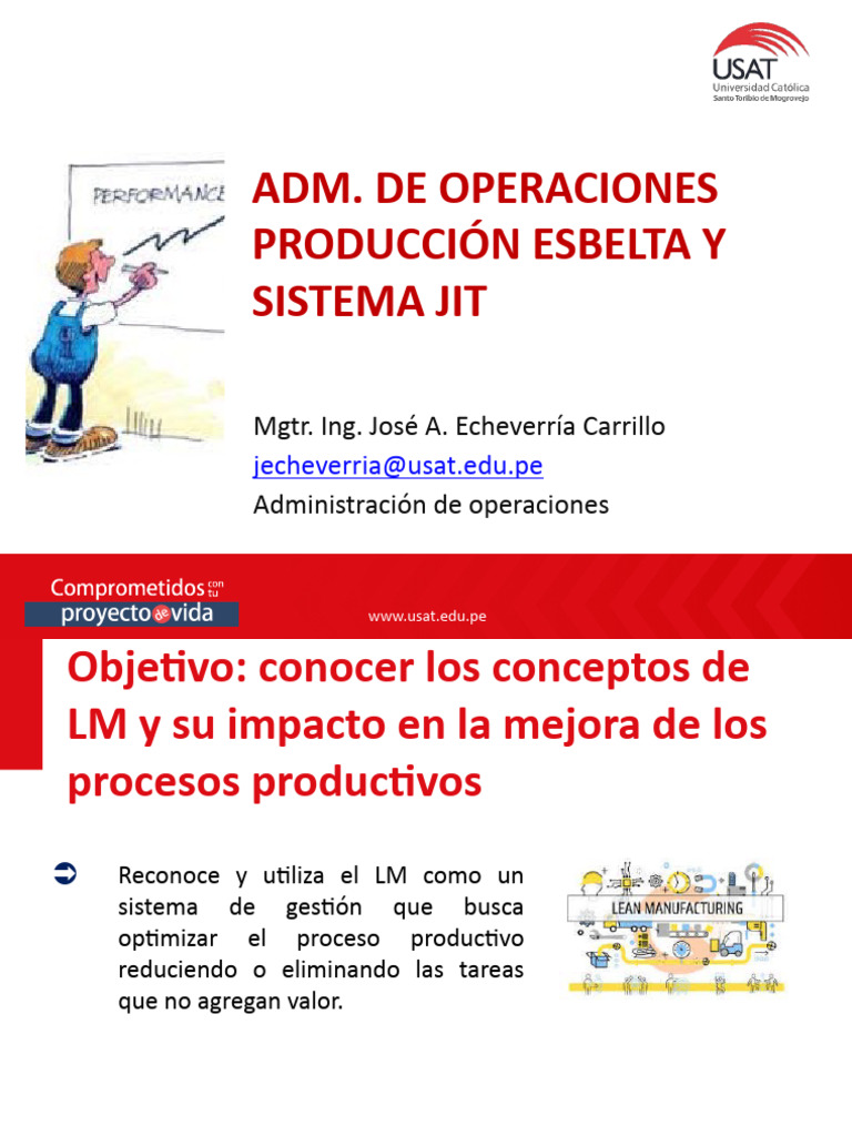 Lean Manufacturing JIT | PDF | Lean Manufacturing | Producción y ...
