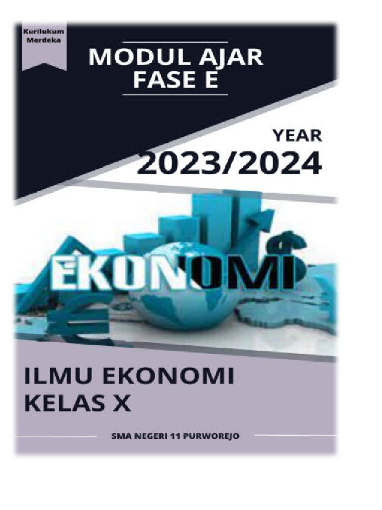 Modul Ajar Ilmu Ekonomi - Iftitah Yuli Itsnaini | PDF