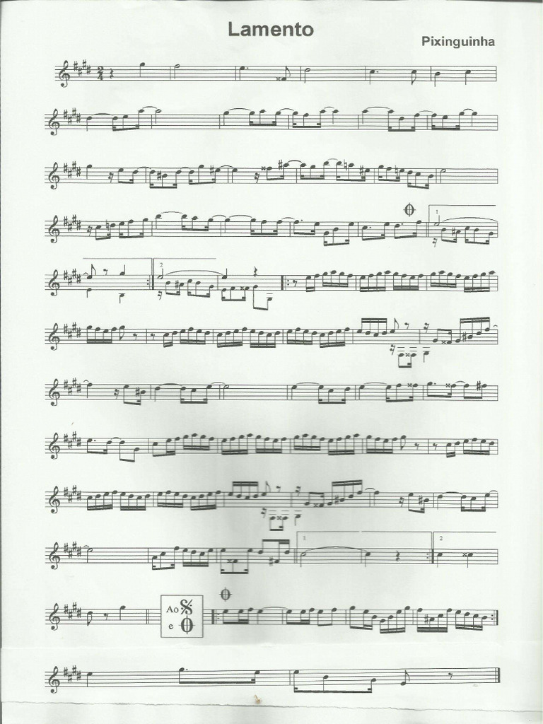 Lamentos (Pixinguinha) | PDF