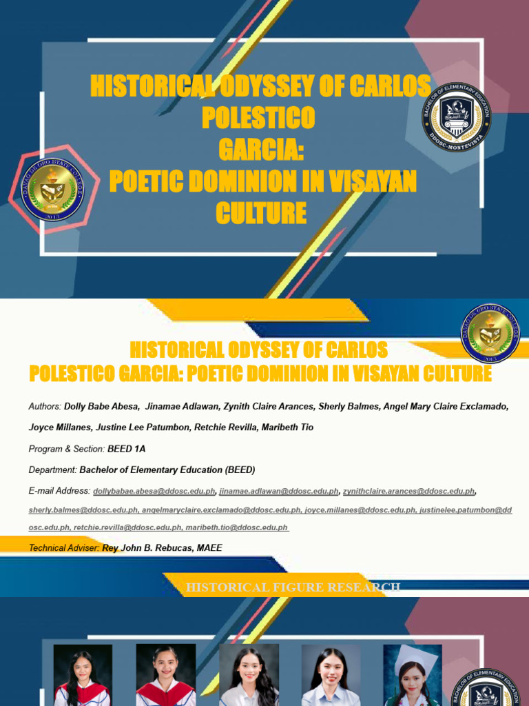 CarlosGarcia - PPT FORMAT HISTORICAL FIGURE RESEARCH | PDF | Philippines