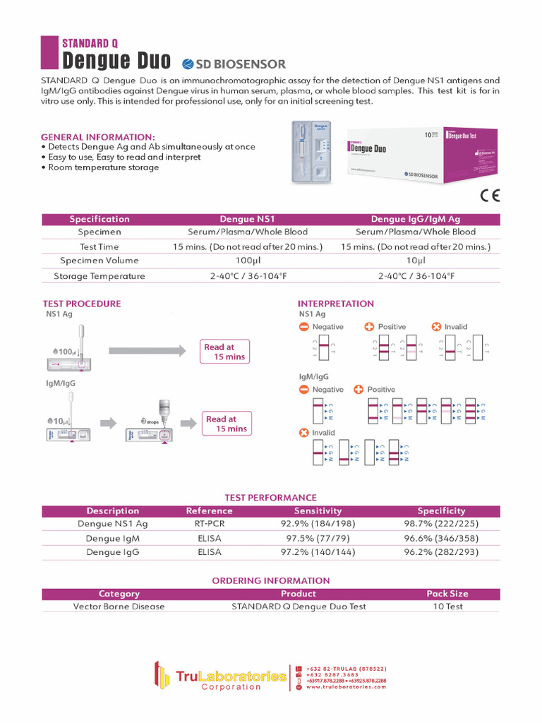 Standard Q Dengue Duo | PDF