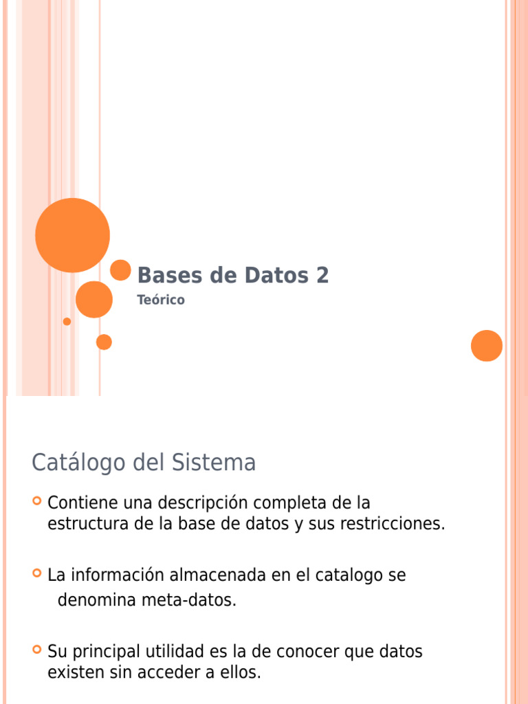 bd2 Teorico03 | PDF | Bases de datos | Archivo de computadora