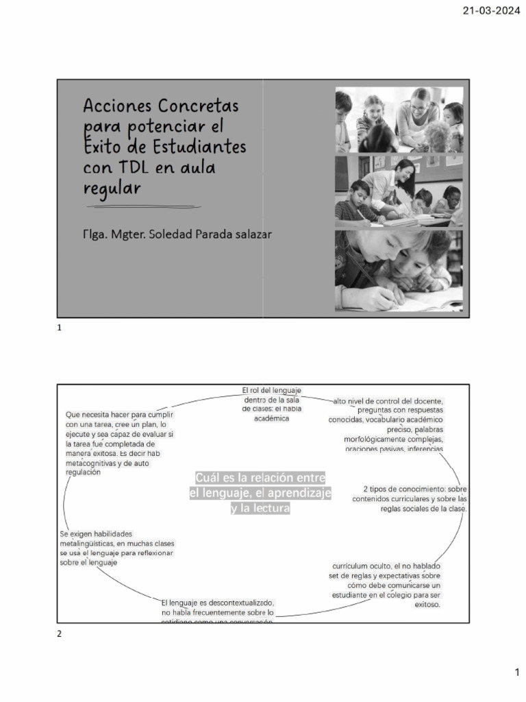 Masterclass TDL DUA | PDF