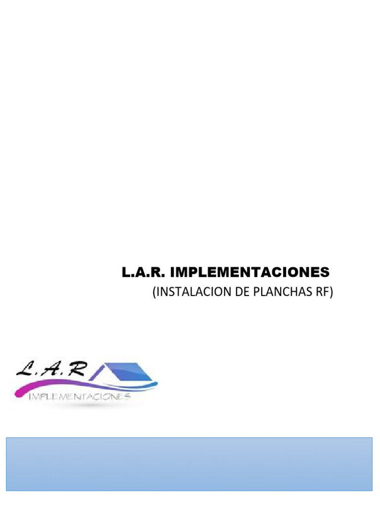 Carta de Garantia Instalacion de Plancha RF | PDF