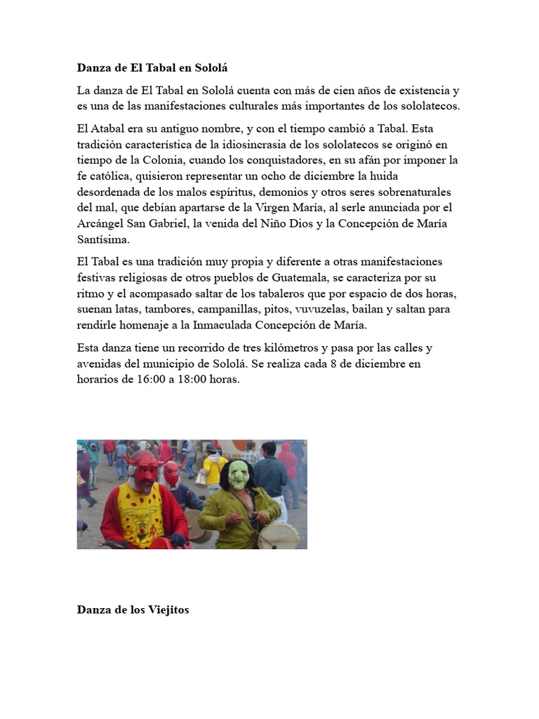 Danzas Tradicionales De Guatemala Pdf Bailes Guatemala