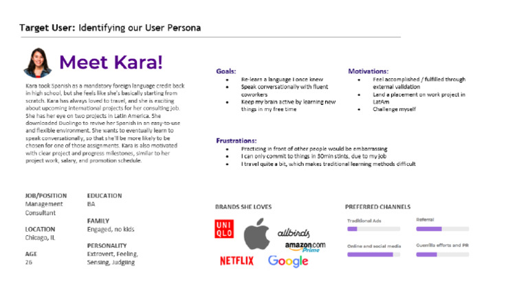 User Persona Example 2 | PDF