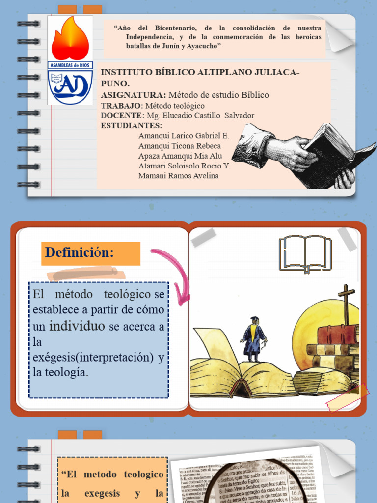 Método Teológico en el Estudio Bíblico | PDF | Cristo (título) | La ...