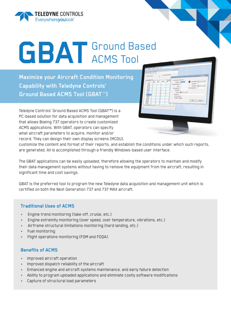 Teledyne GBAT Brochure | PDF | Databases | Computer Engineering