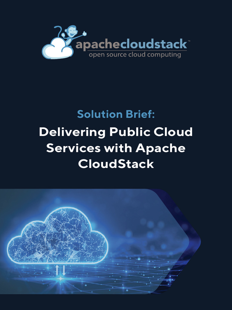 Apache CloudStack for Public Cloud Services | PDF | Cloud Computing | Computer Cluster