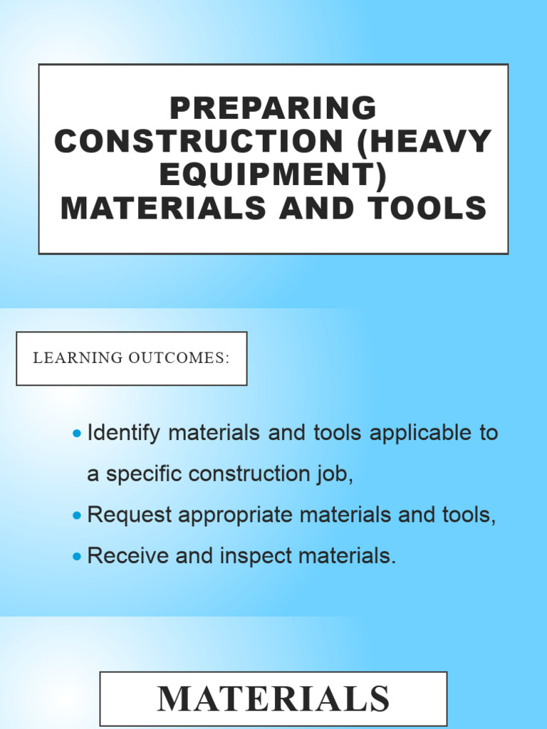 Preparing Construction (heavy equipment) materials and [Autosaved ...