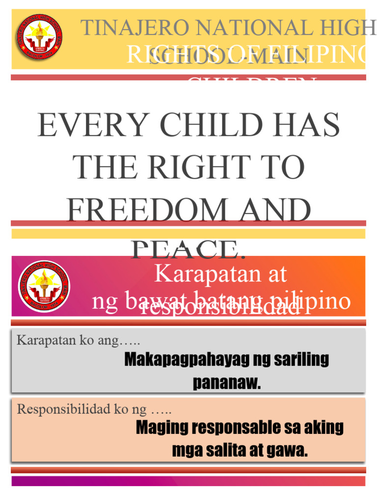 The Rights of Filipino Children | PDF