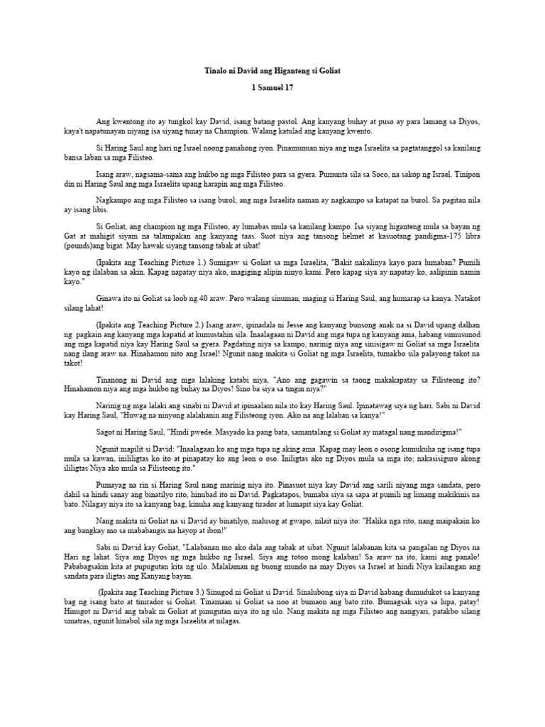 David At Goliath Pdf
