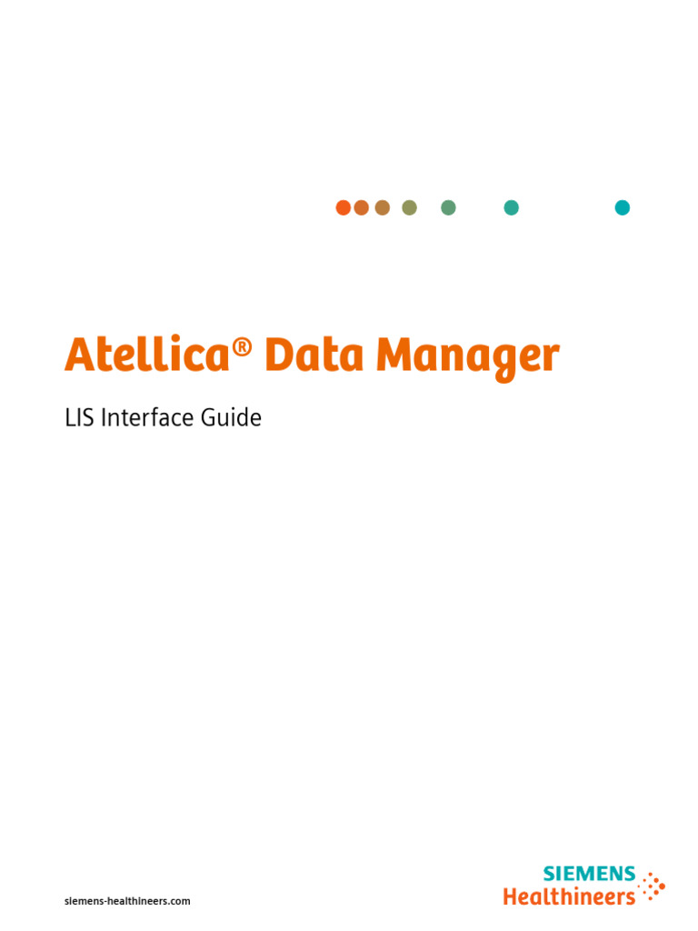 Atellica Data Manager LIS Interface Guide, Version 1.3 | PDF | Transmission Control Protocol ...