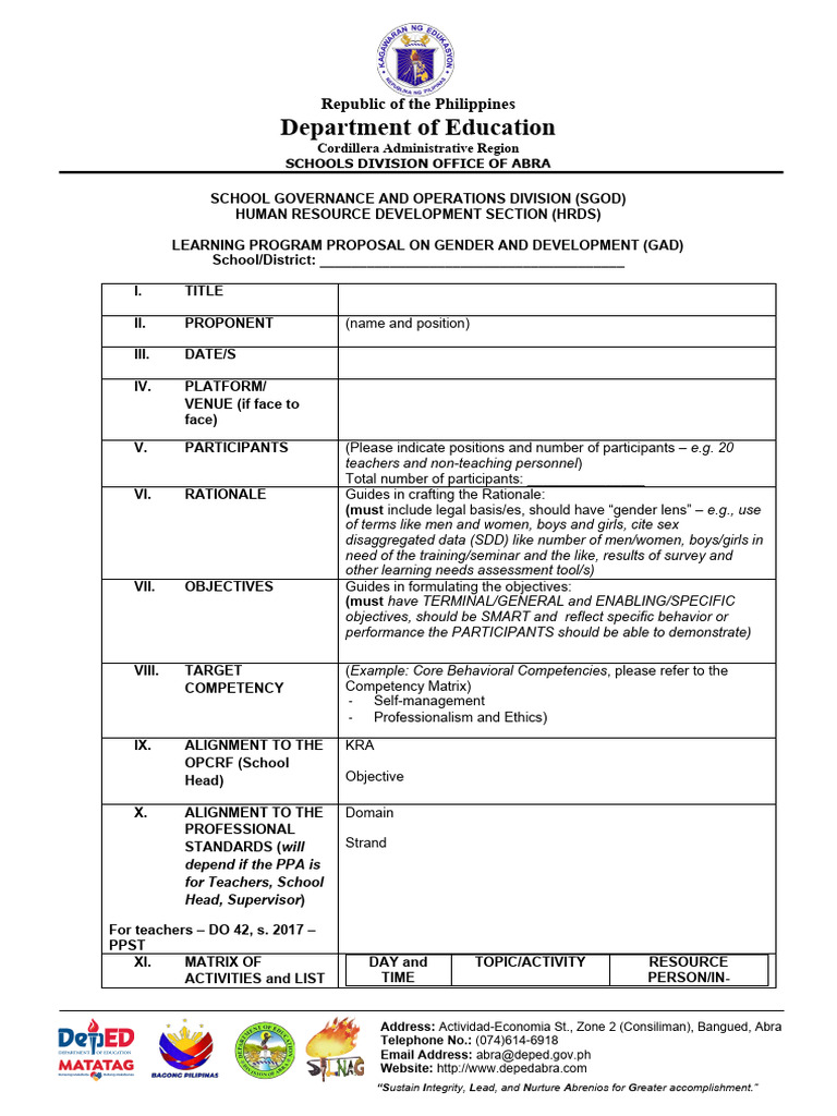 Revised GAD LP PROPOSAL | PDF