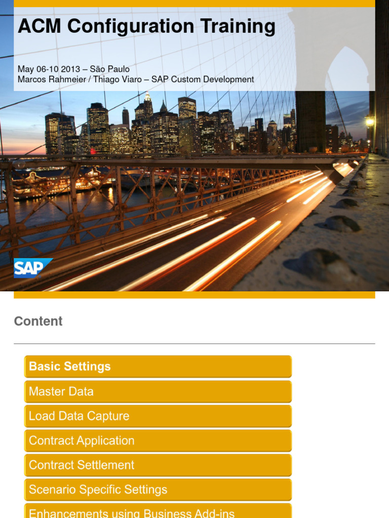 ACM Configuration Training | PDF | Pricing | Futures Contract
