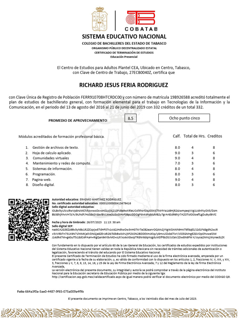 Cobatab CEA 2024 Richart | PDF | Informática