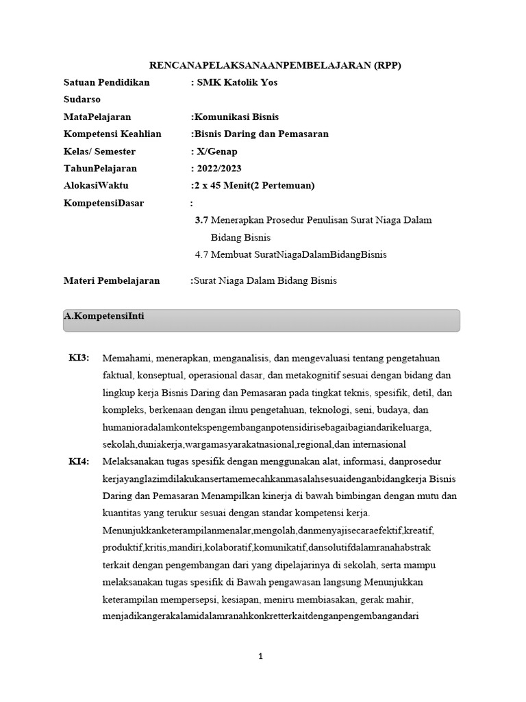 Modul Komunikasi Bisnis | PDF | Karier & Perkembangan