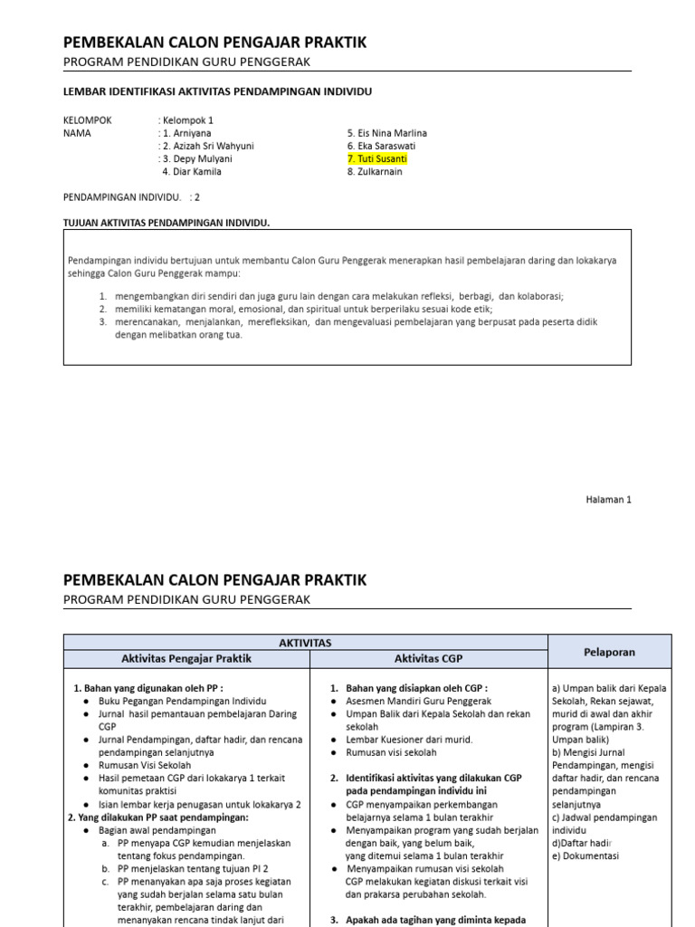 LA-PI 2 Kelompok 1 | PDF