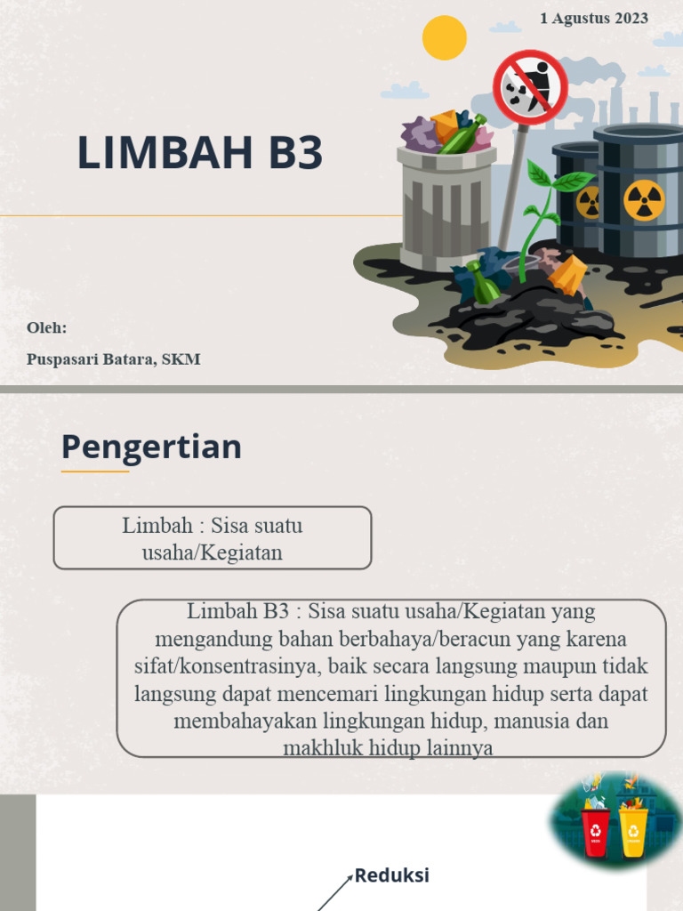 Materi Limbah B3 | PDF