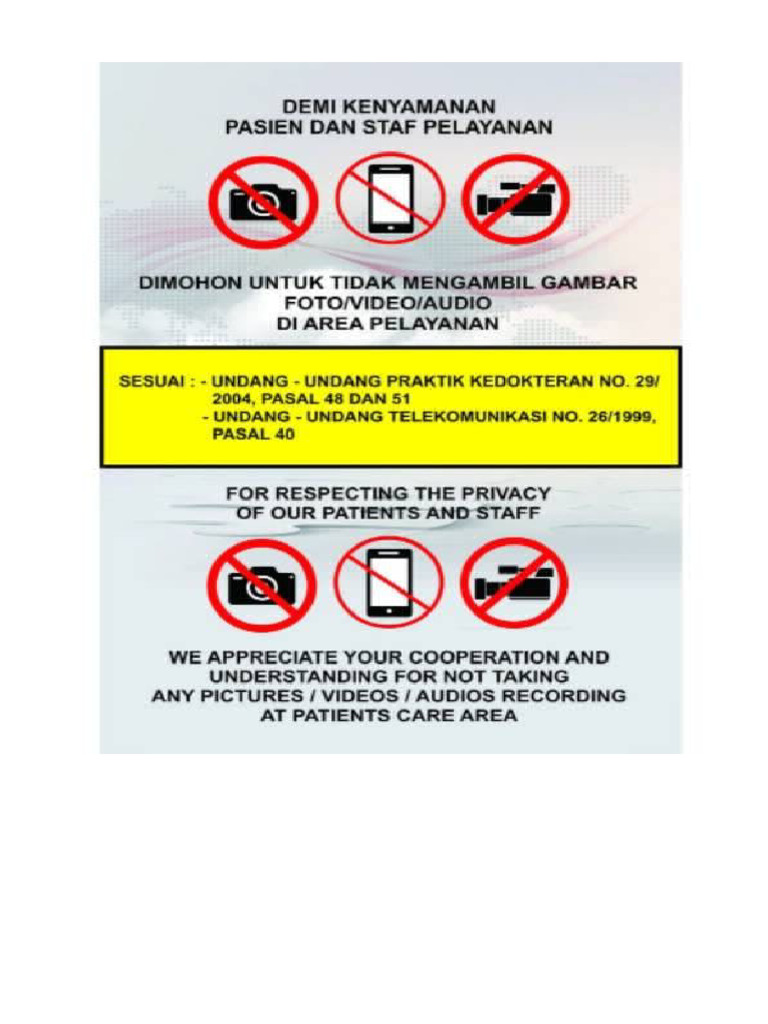 Di Larang Mengambil Foto | PDF